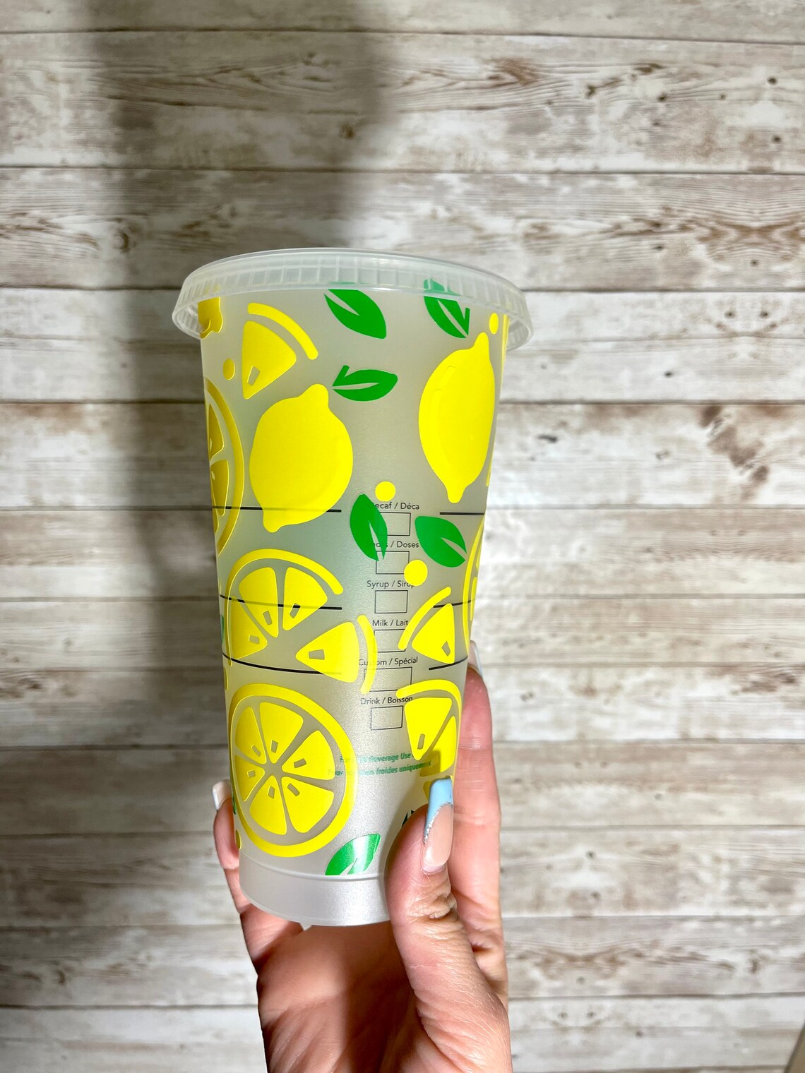 Lemon Starbucks Cup - Etsy