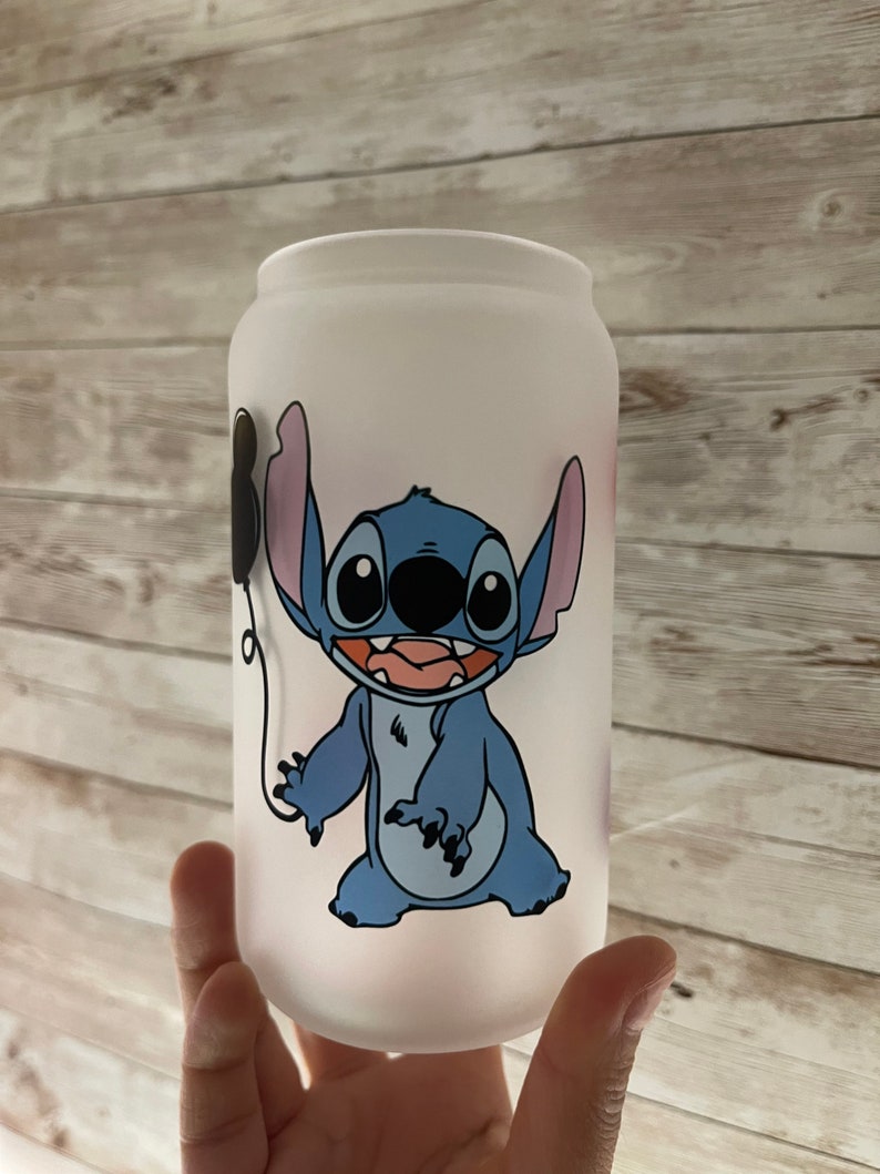 Stitch Glass Cup - Etsy