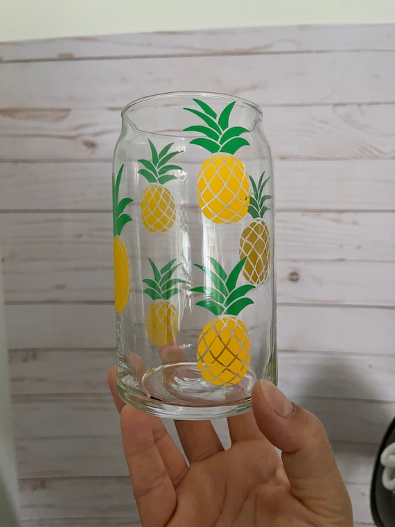 Glass Cup Pineapples | Etsy