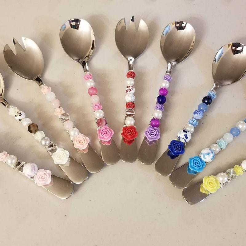 Beaded Silverware - Etsy
