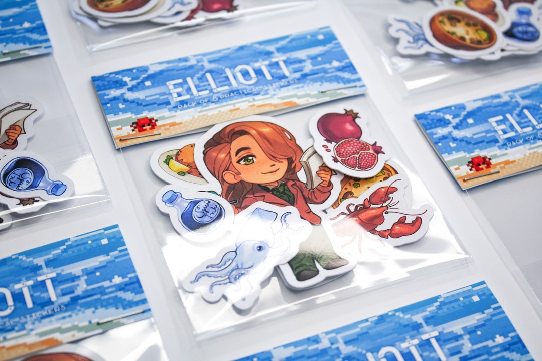 Elliott Sticker Pack | Stardew Valley - Etsy