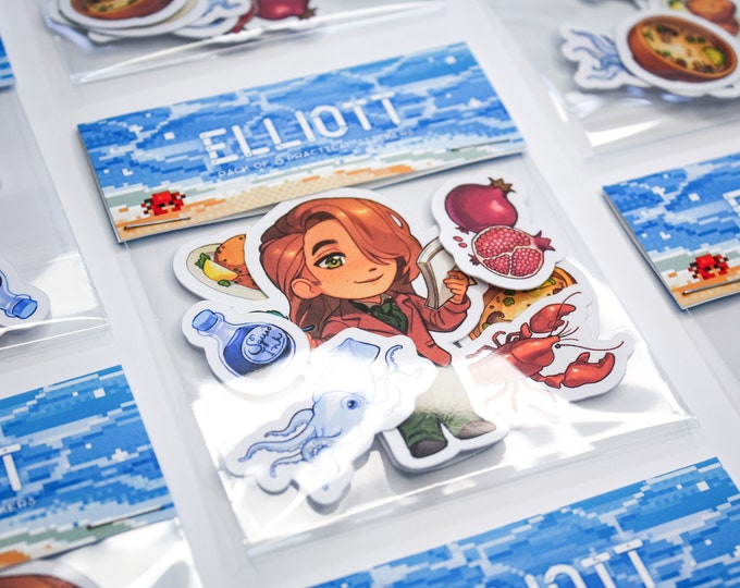 Elliott Sticker Pack | Stardew Valley - Etsy