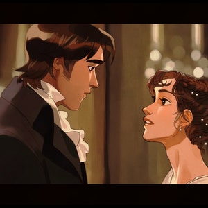 Netherfield Ball | Pride & Prejudice Print - Etsy