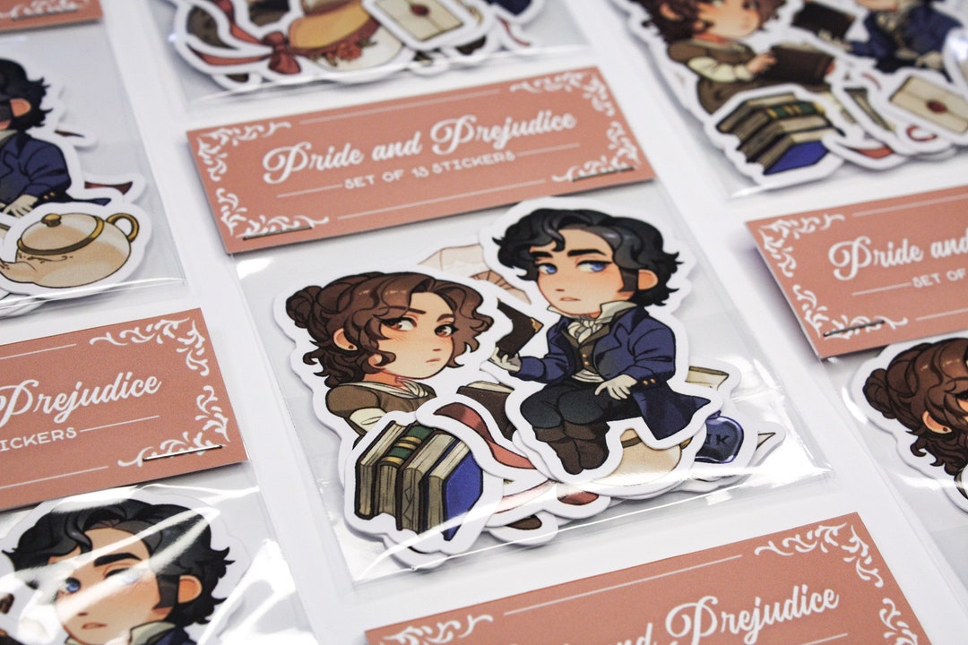 Pride and Prejudice Sticker Pack - Etsy