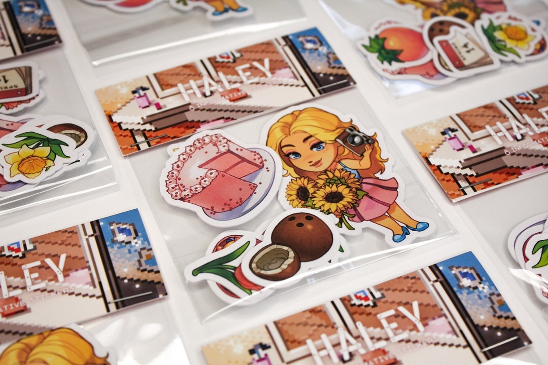 Haley Sticker Pack | Stardew Valley - Etsy