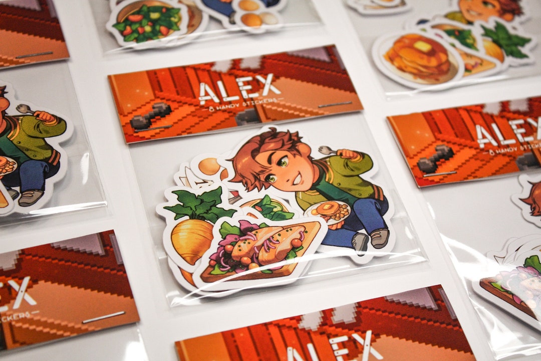 Alex Sticker Pack | Stardew Valley - Etsy