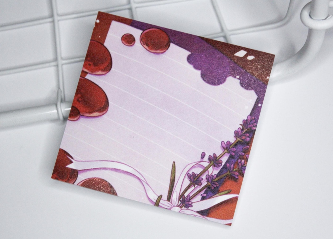 Lavender Sticky Notes - Etsy