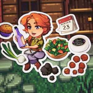 Leah Sticker Pack | Stardew Valley - Etsy