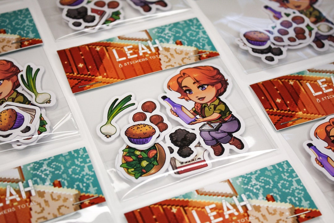 Leah Sticker Pack | Stardew Valley - Etsy