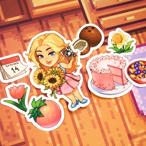 Haley Sticker Pack | Stardew Valley - Etsy