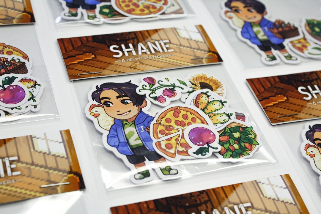 Shane Sticker Pack | Stardew Valley - Etsy