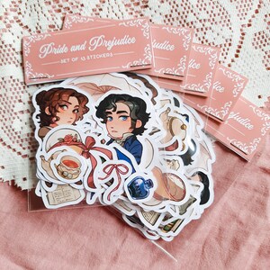 Pride and Prejudice Sticker Pack - Etsy