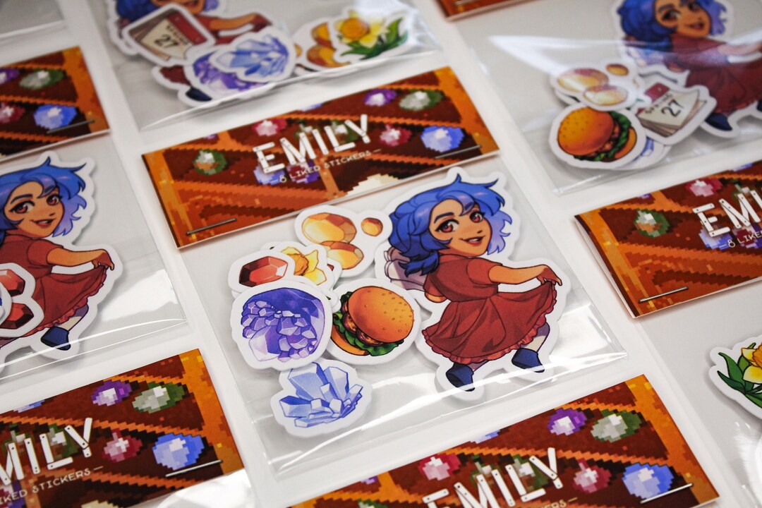 Emily Sticker Pack | Stardew Valley - Etsy