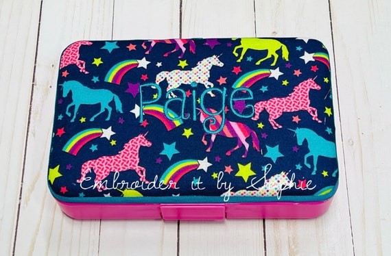 Personalized Kids School Pencil Box Case/art Supplies Sticker - Etsy