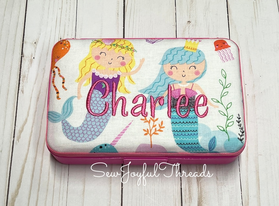 Personalized Kids School Pencil Box Case/art Supplies Sticker Box ...
