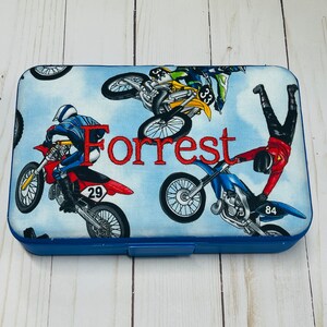 Personalized Kids School Pencil Box Case/art Supplies Sticker Box ...