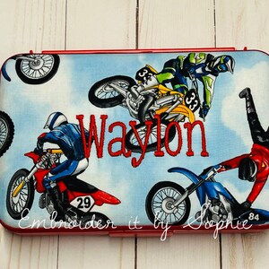 Personalized Kids School Pencil Box Case/art Supplies Sticker Box ...