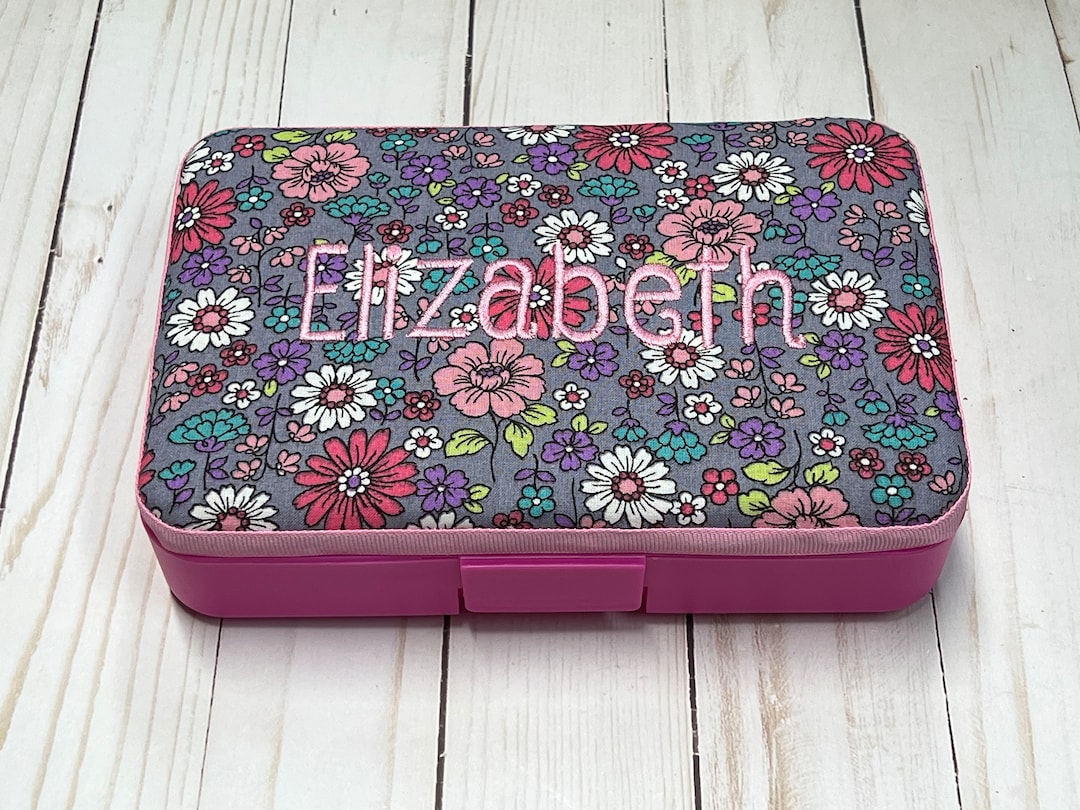 Personalized Kids School Pencil Box Case/art Supplies Sticker Box ...
