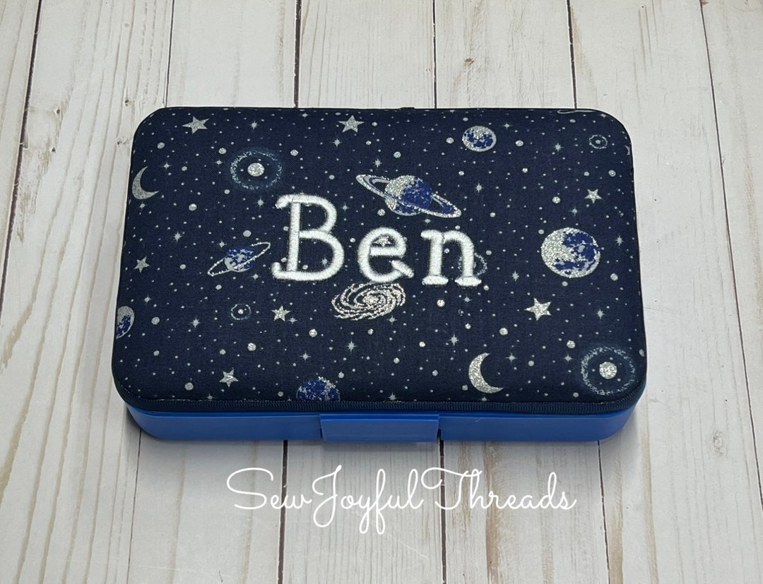 Personalized Kids School Pencil Box Case/art Supplies Sticker Box ...