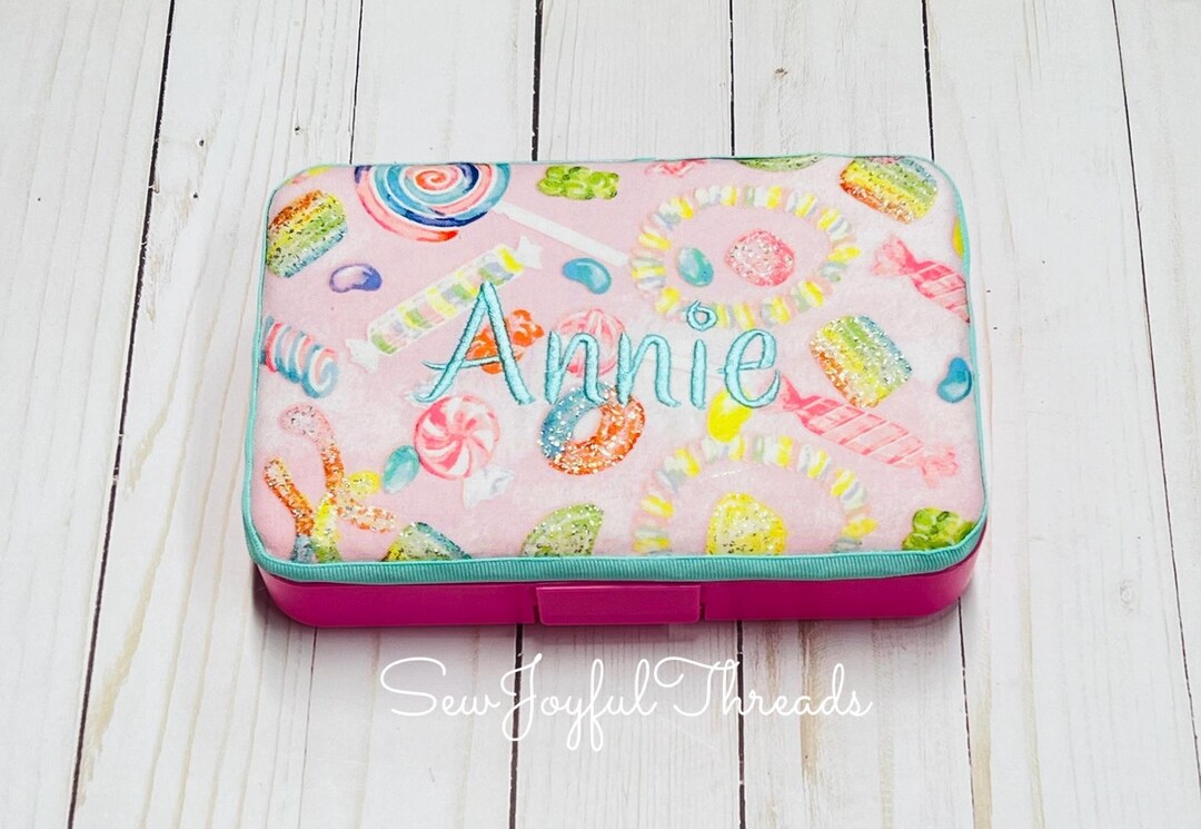 Personalized Kids School Pencil Box Case/art Supplies Sticker Box ...