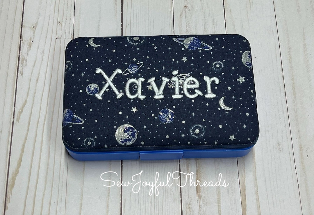 Personalized Kids School Pencil Box Case/art Supplies Sticker Box ...