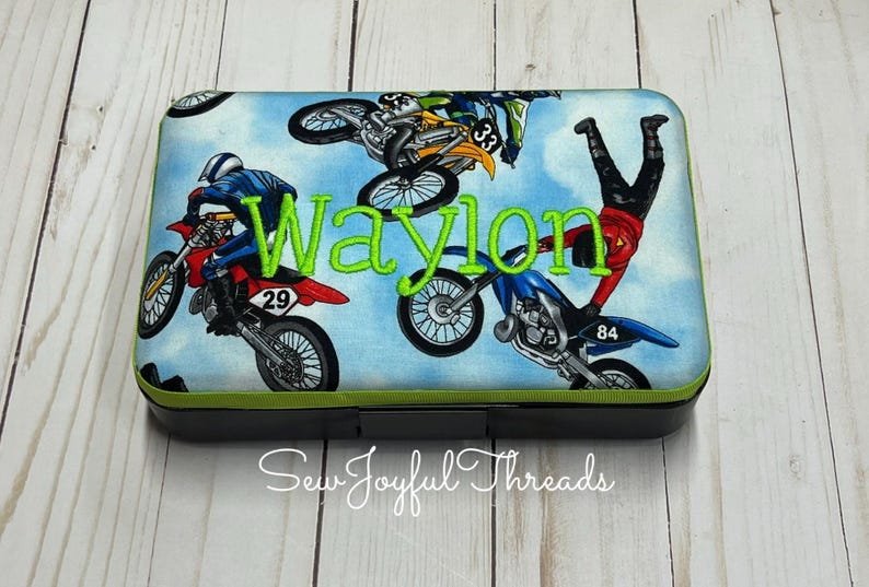 Personalized Kids School Pencil Box Case/art Supplies Sticker Box ...