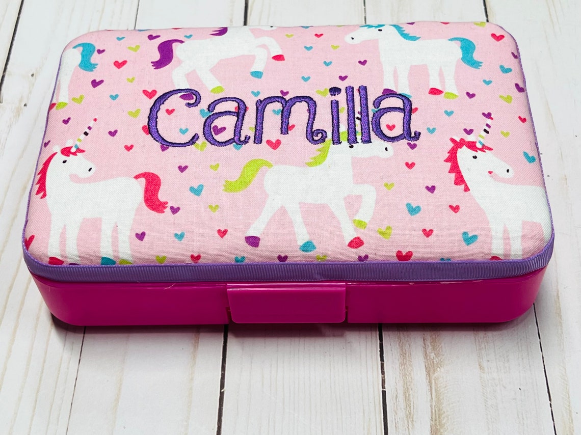 Personalized Kids School Pencil Box Case/art Supplies Sticker - Etsy