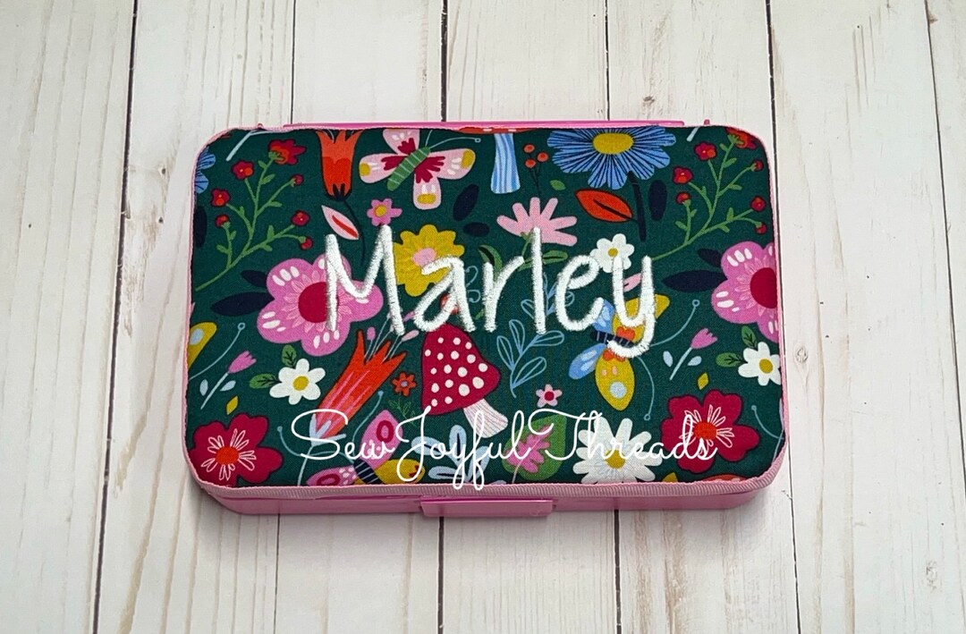 Personalized Kids School Pencil Box Case/art Supplies Sticker Box ...