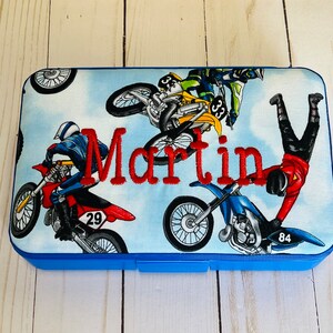 Personalized Kids School Pencil Box Case/art Supplies Sticker Box ...