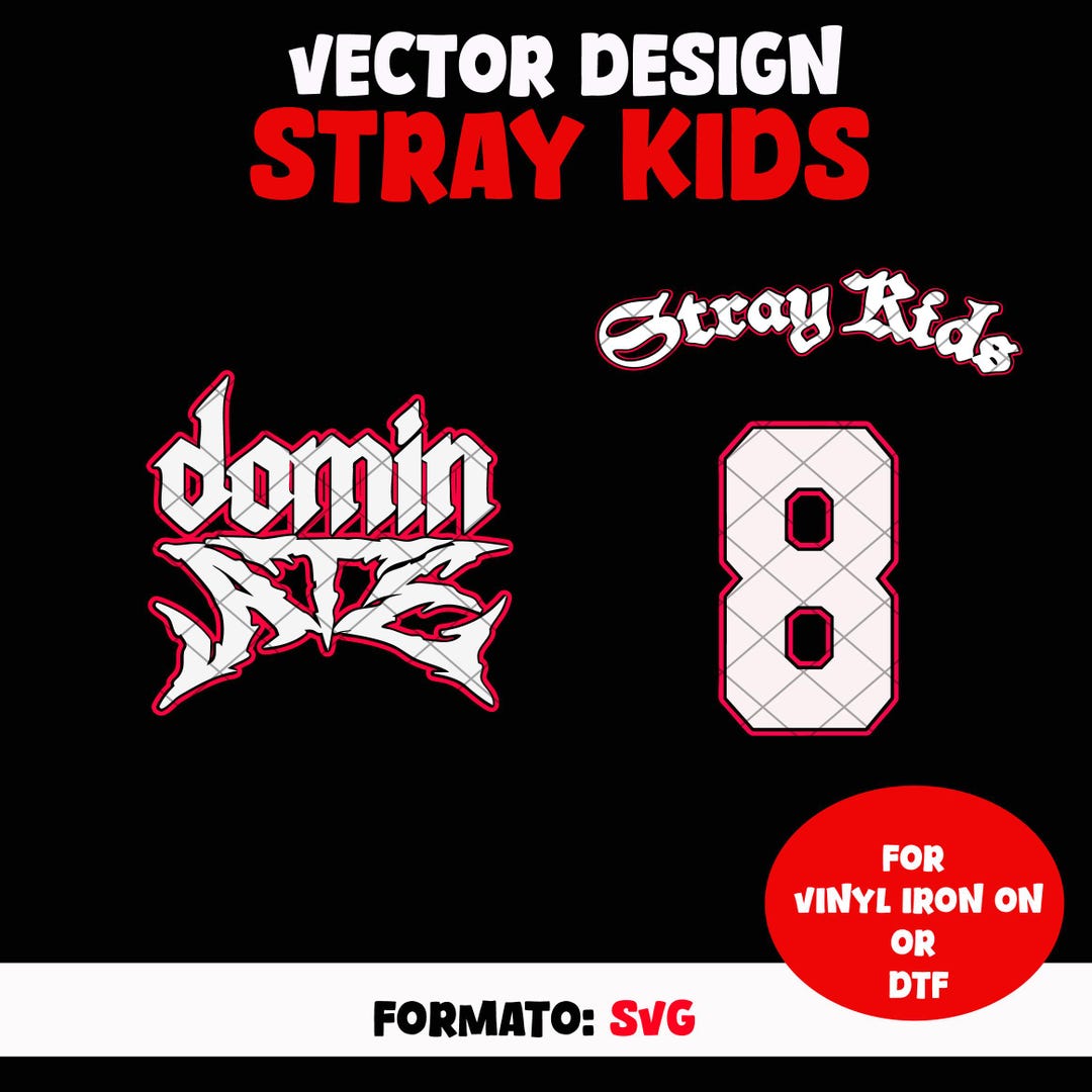 Vector Logo Stray Kids Dominate Tour Basket - Etsy