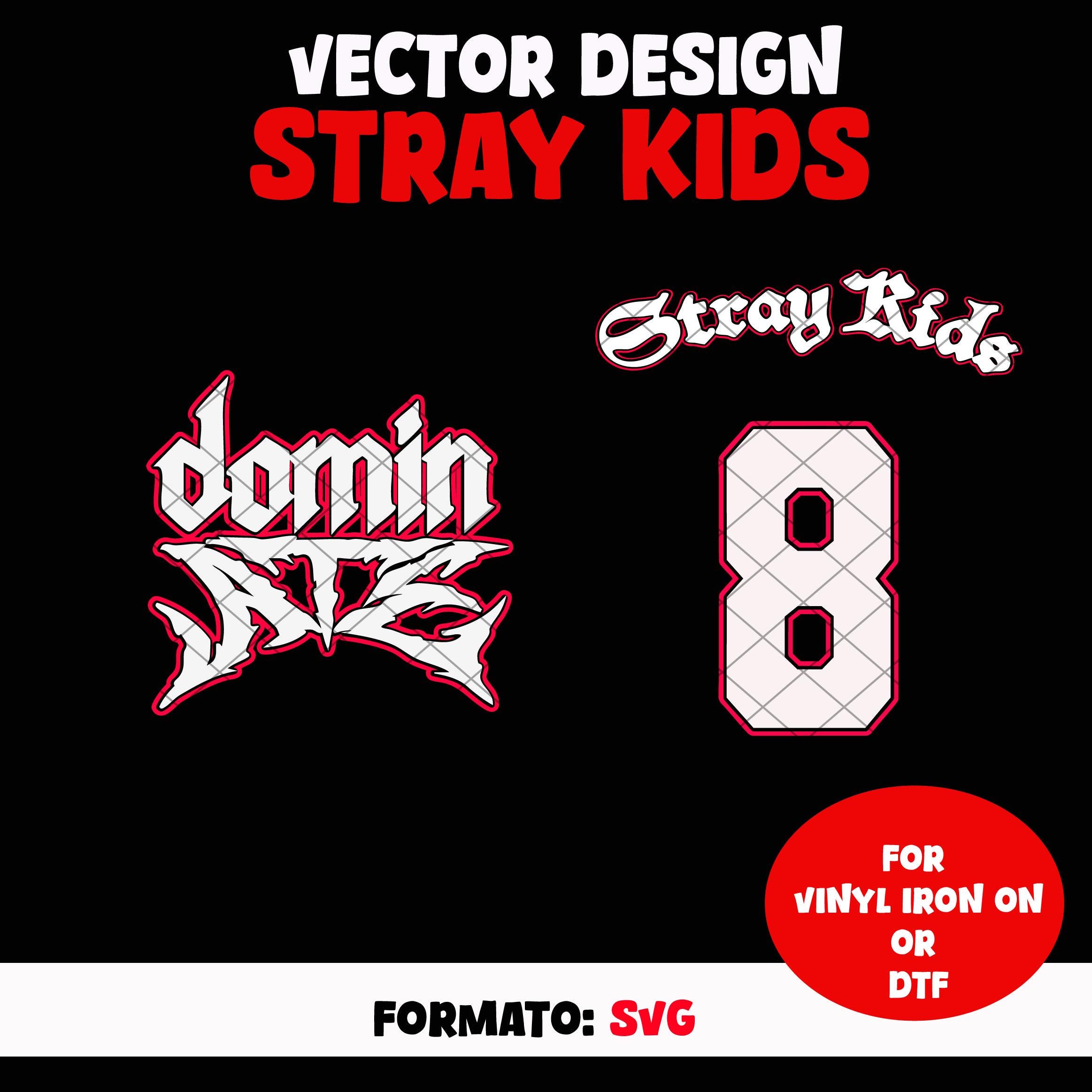Vector Logo Stray Kids Dominate Tour Basket - Etsy