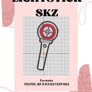 Embroidery Design LIGHTSTICK STRAY KIDS - Etsy
