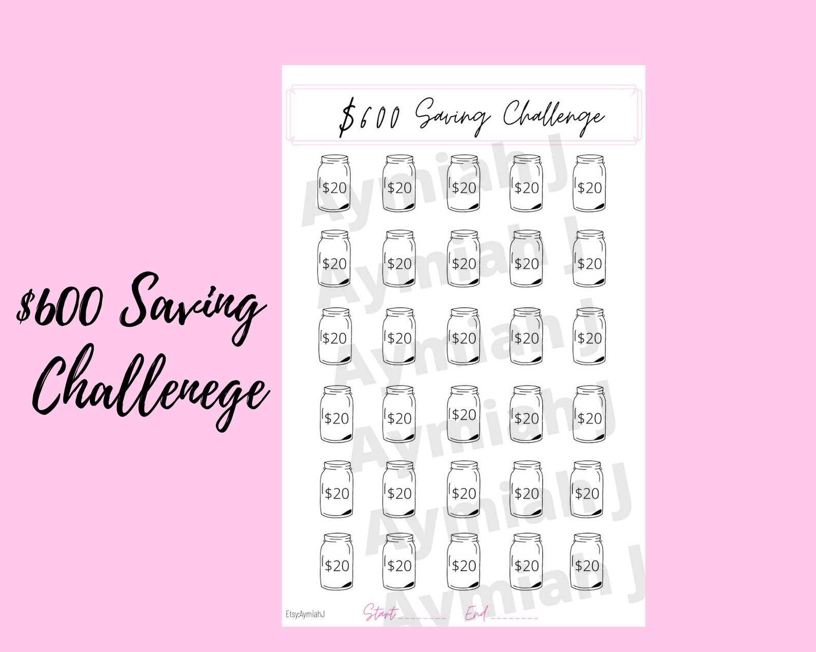 600 Dollar Saving Challenge Etsy 600-dollar-saving-challenge-etsy