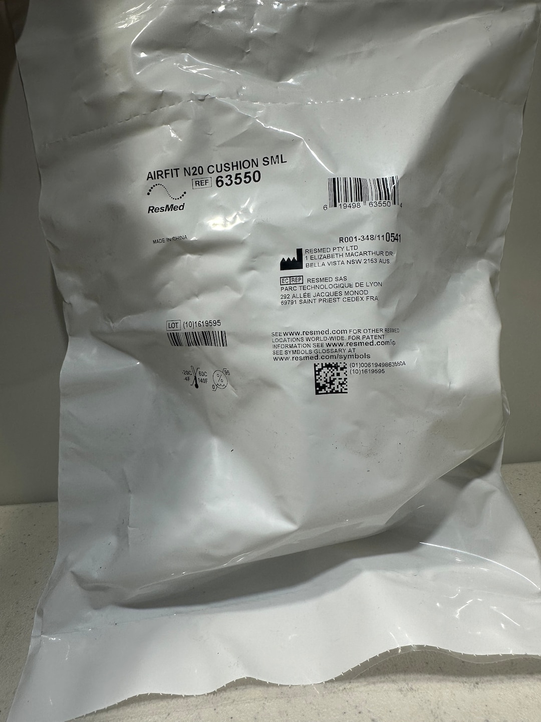 Resmed Airfit N20 Nasal Cushion Ref 63550 - Etsy