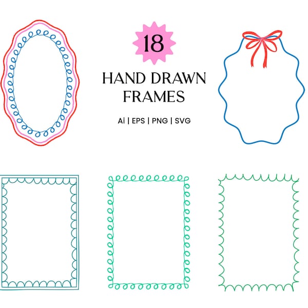 Canva Frame With Border - Etsy