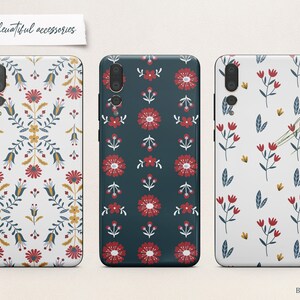 Scandinavian Floral Digital Paper Pack, Spring Seamless Pattern ...