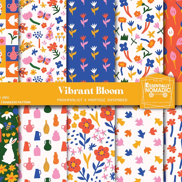 Printable Pattern Vase - Etsy UK