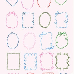 Whimsical Love Clipart for Valentine’s Day, Rococo Hand-drawn ...