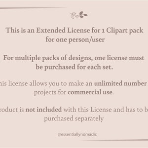 Extended Commercial License Clipart, No Credit Required 1 Listing ...