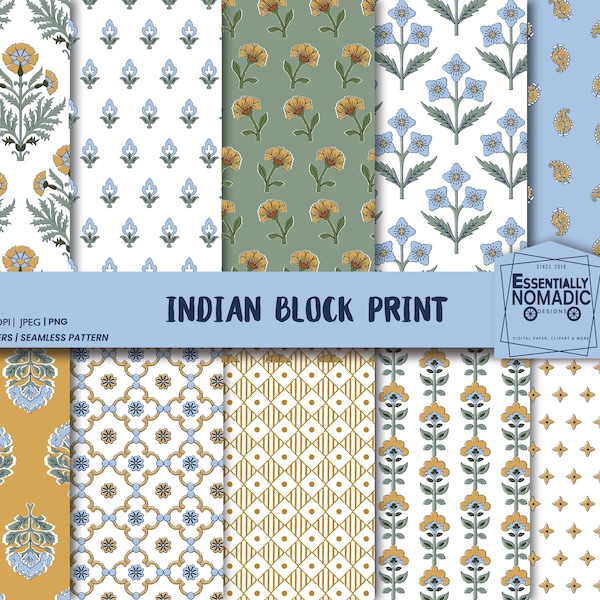 Indian Wood Blocks - Etsy