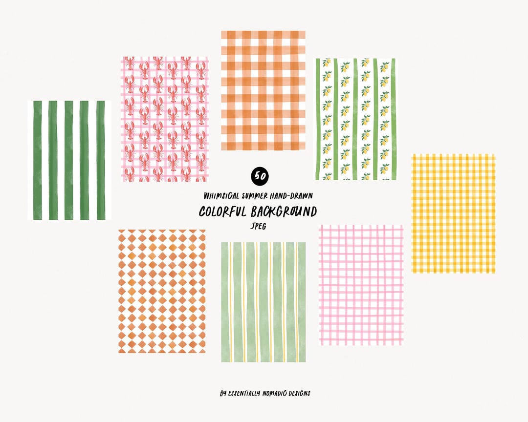 Hand Drawn Backgrounds for Wedding Invitations – Colorful Watercolor ...