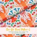 Dopamine Lobster Seamless Pattern, Coastal Marine Life Digital Paper ...