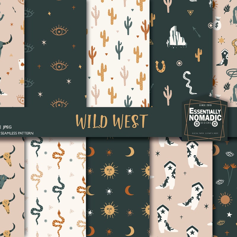 Southwestern Digital Paper - Etsy