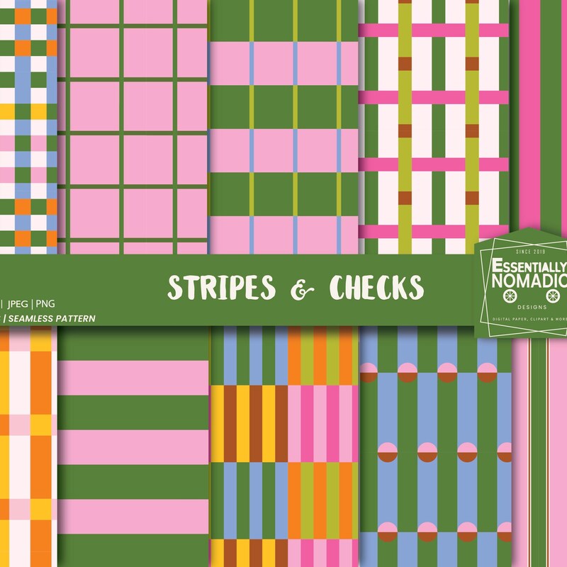 Wide Stripe Fabric - Etsy