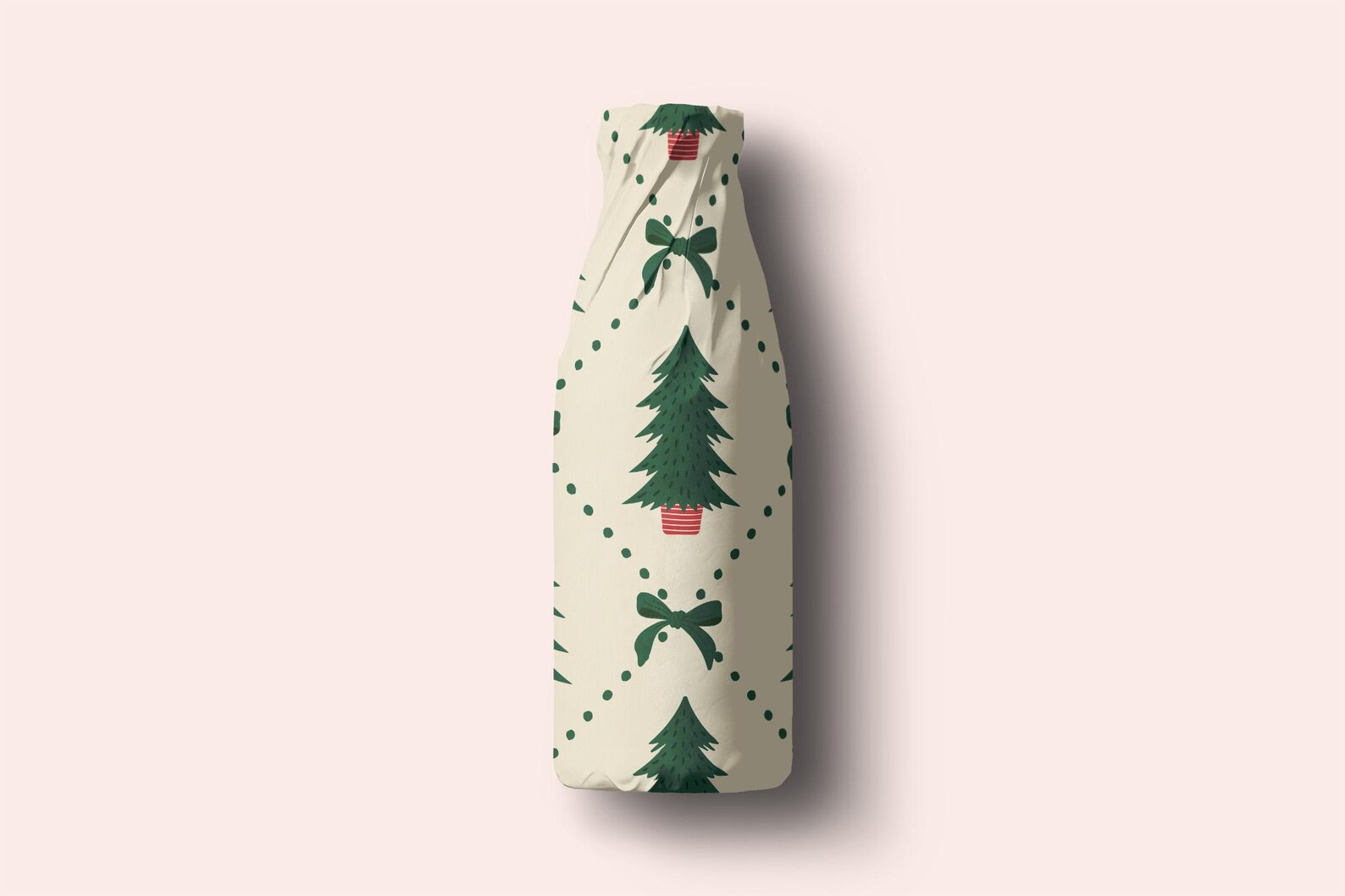 Christmas Tree & Bows Diamond Lattice Seamless Pattern, Holiday Digital ...