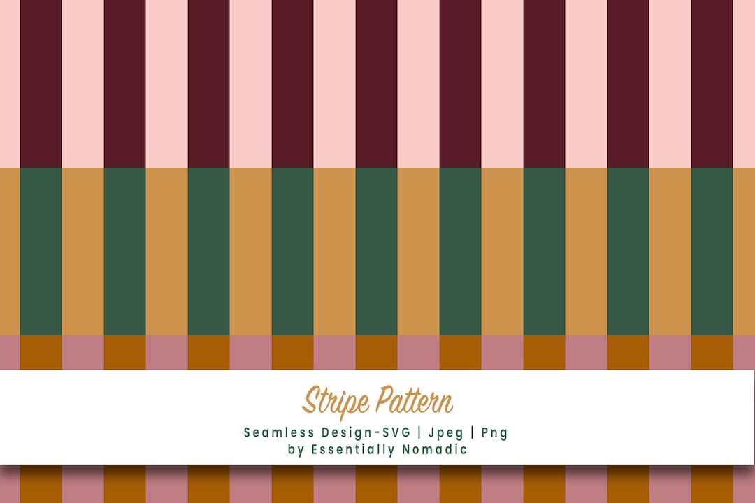Multicolor Vertical Stripes Seamless Pattern, Retro Digital Paper ...