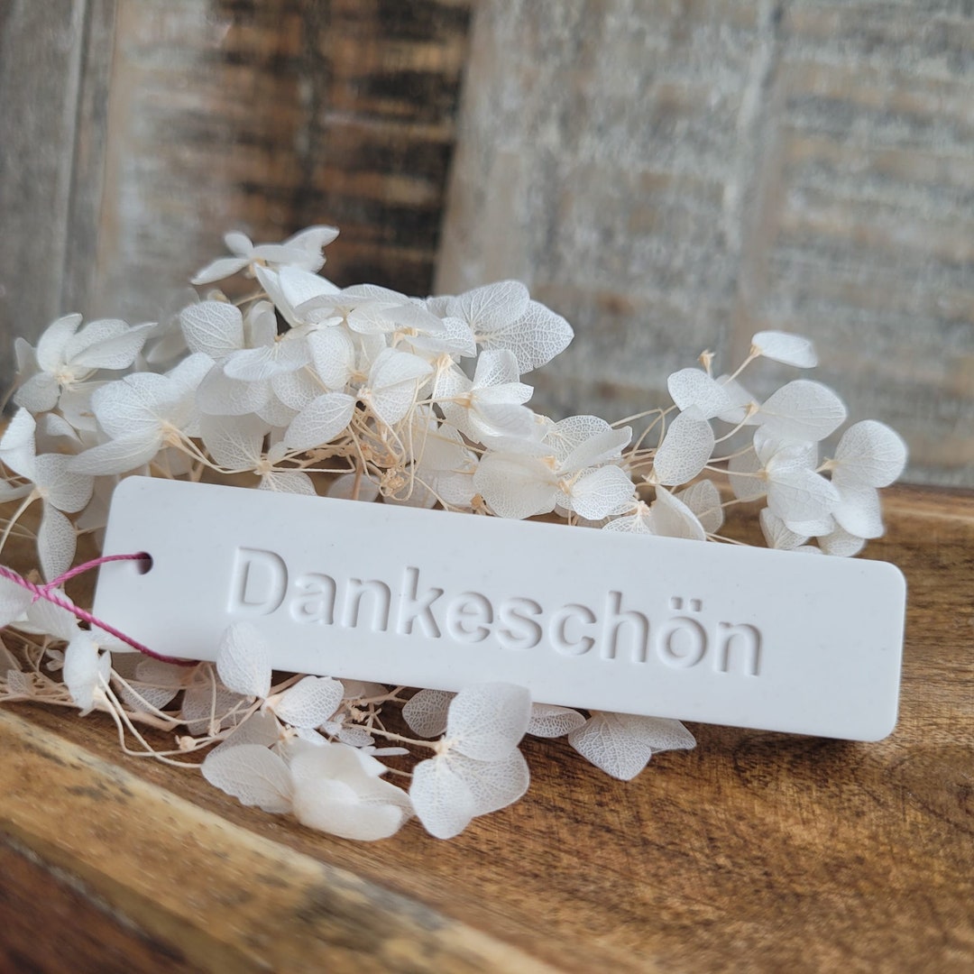 Silicone Mold Labels Tags in a Set of 4 thank You - Etsy