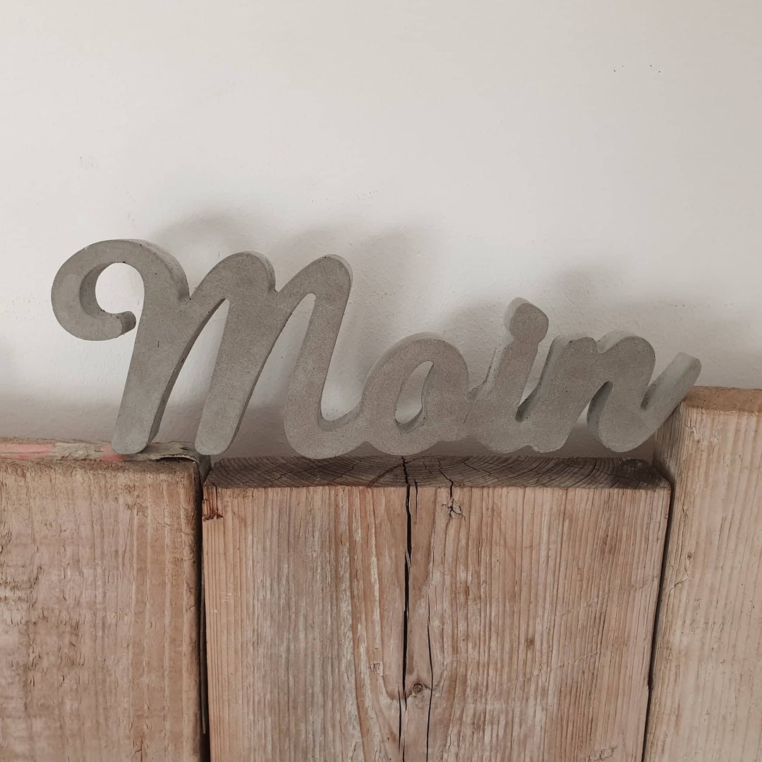 Silicone Mold Lettering moin - Etsy