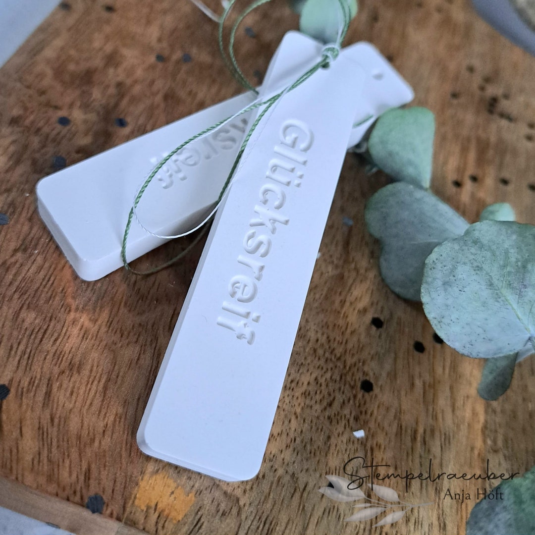 Silicone Mold Labels Tags in a SET of 4 glÜcksreif - Etsy