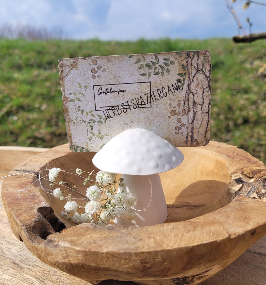Silicone Mold Card Holder/note Holder Mushroom With Slot/casting Mold ...